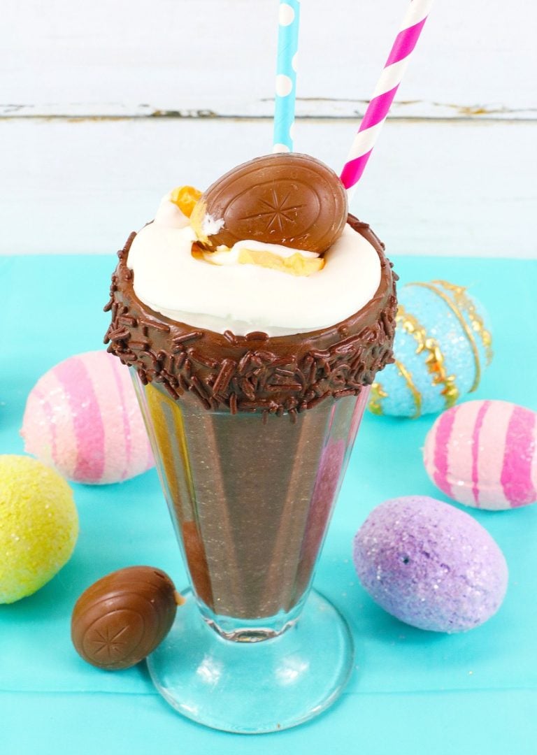 Cadbury Cream Egg Milkshake