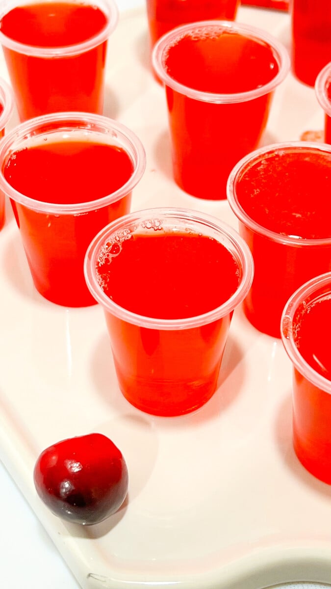 Cherry Jello Shots