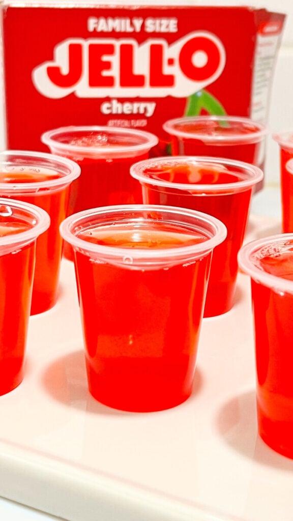 Cherry Jello Shots