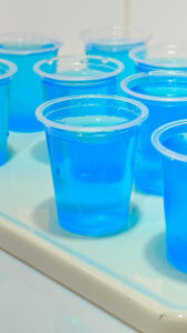 Berry Blue Jello Shots