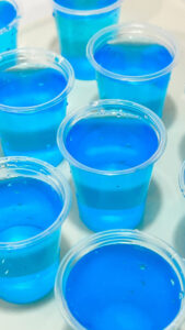 Berry Blue Jello Shots