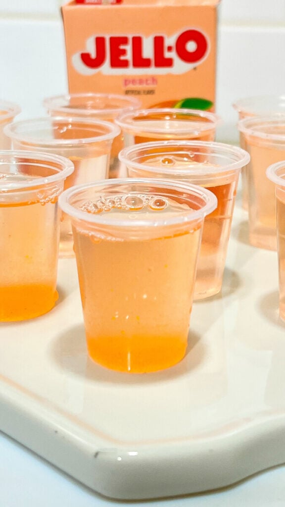 Peach Jello Shots