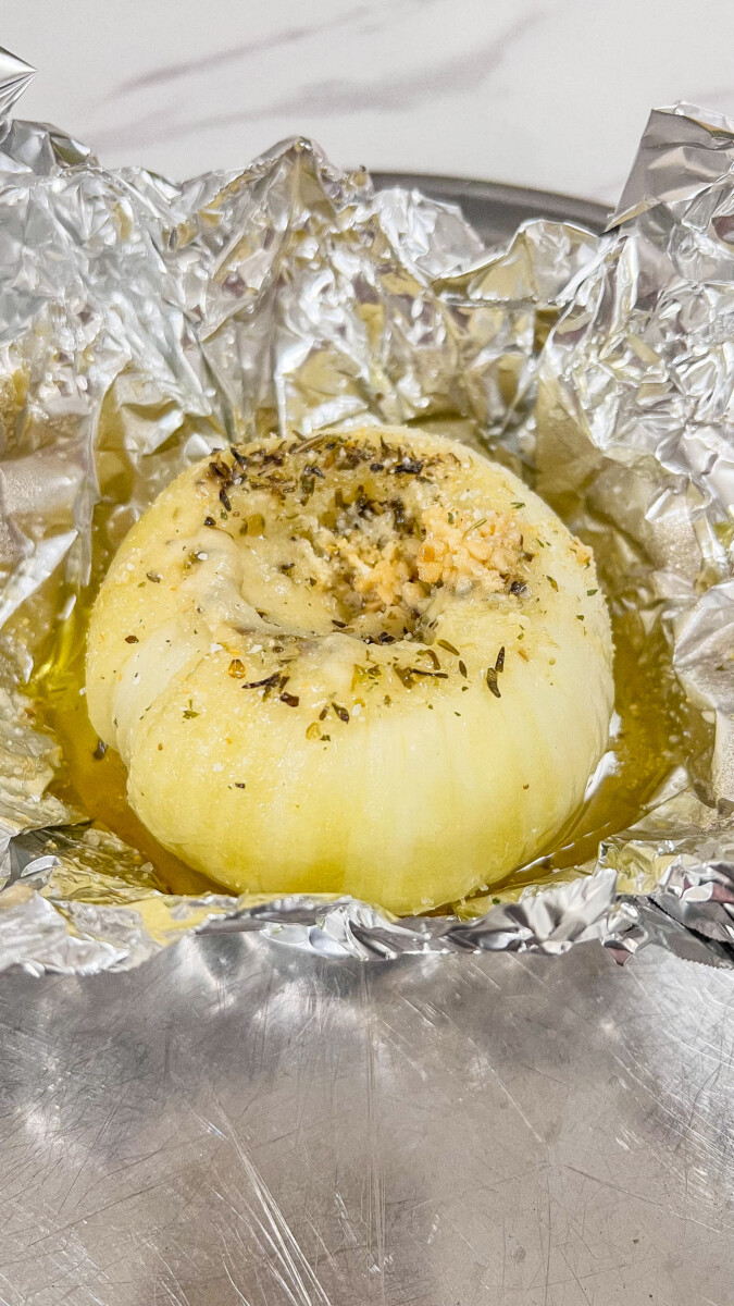 Italian Garlic Butter Onion Boil